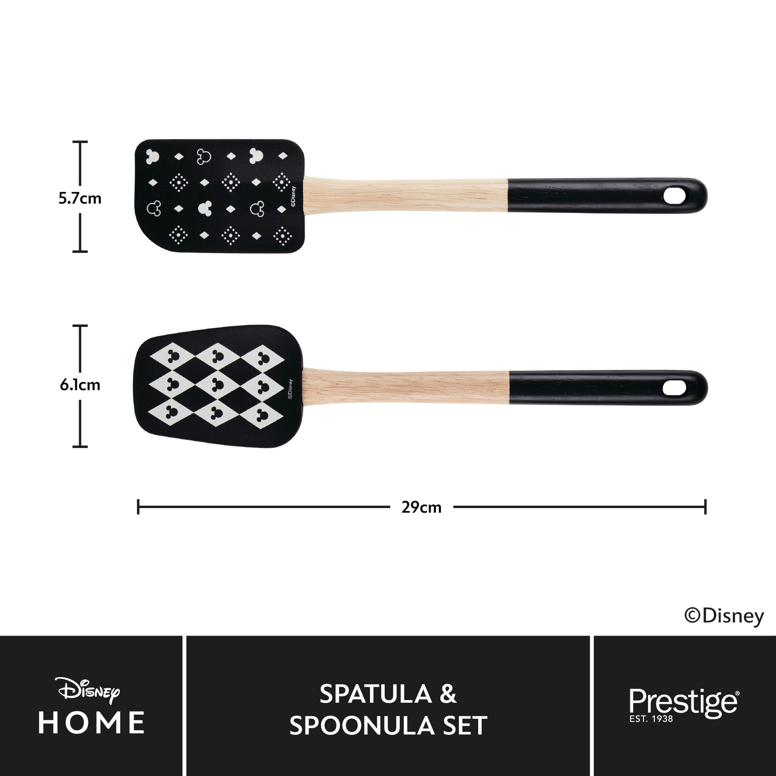 Spatula & Spoonula Set | Disney Bake with Mickey | Prestige · Prestige
